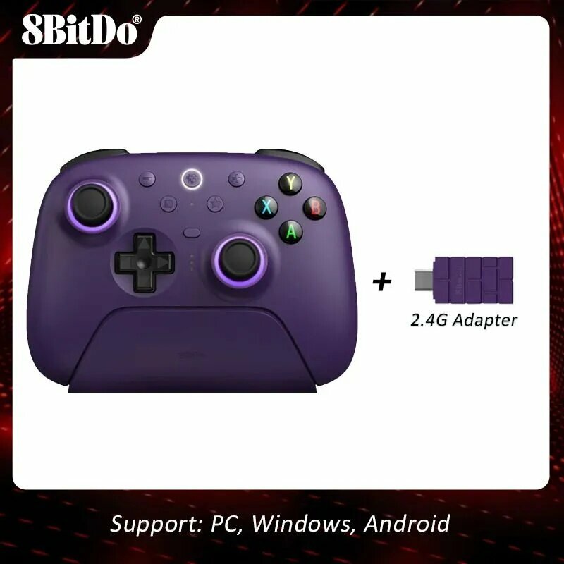 8BitDo Ultimate 2 81HE беспроводной джойстик с эффектом Холла 2.4g, игровой контроллер для ПК, Windows steam deck, Android iPhone