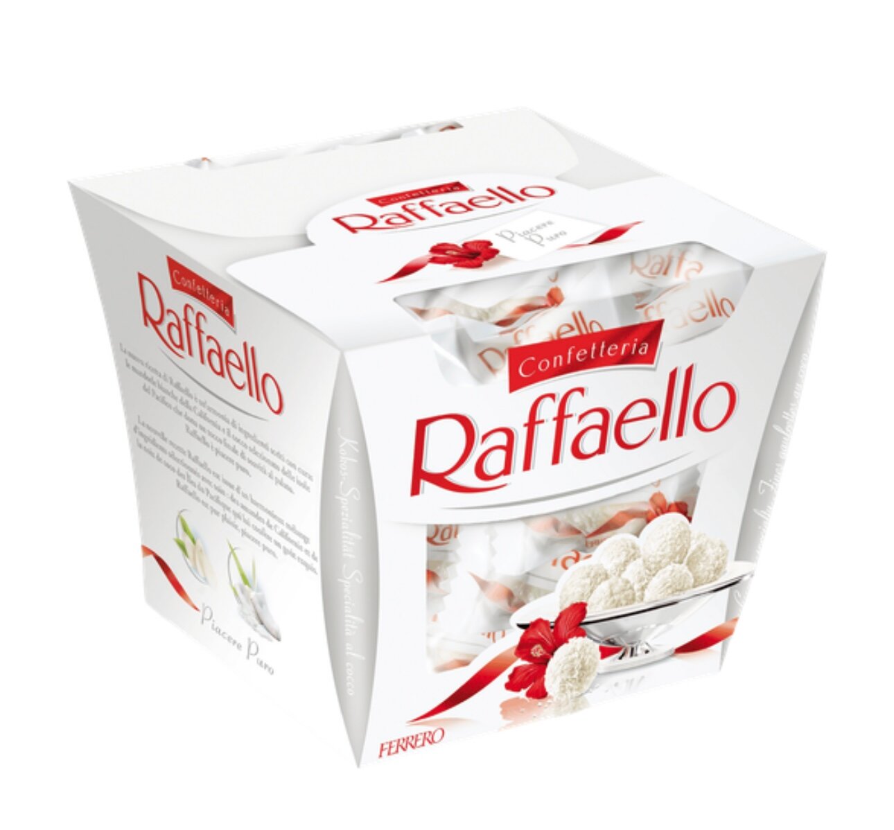 Конфеты RAFFAELLO с цельным миндальным орехом в кокосовой обсыпке, 150г