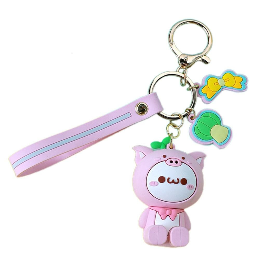 Брелок для ключей и телефона, Розовый