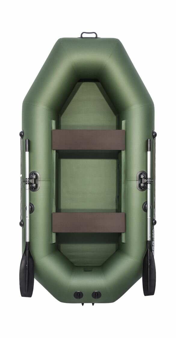 Надувная лодка ПВХ, аква-мастер 260, зеленый