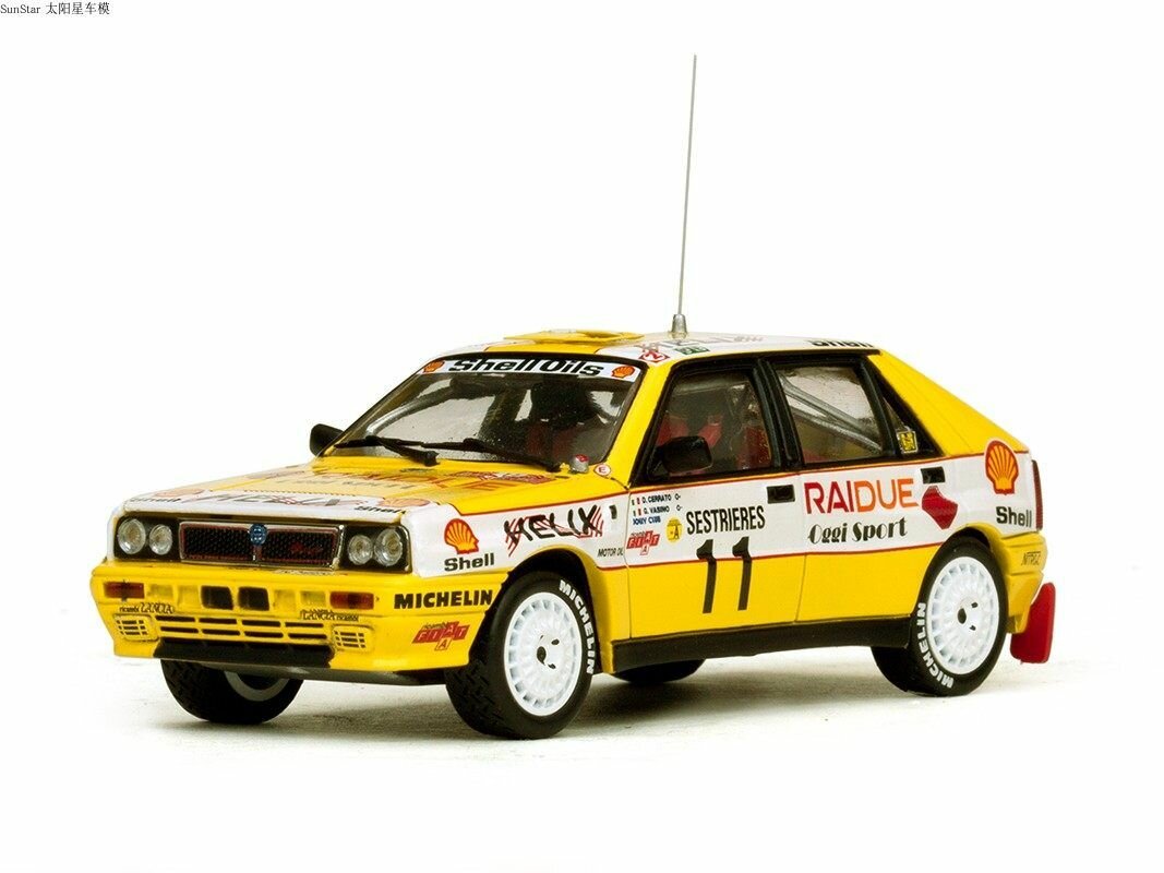VITESSE Модель автомобиля из литого под давлением сплава в масштабе 1:43 Lancia Delta Rally Car