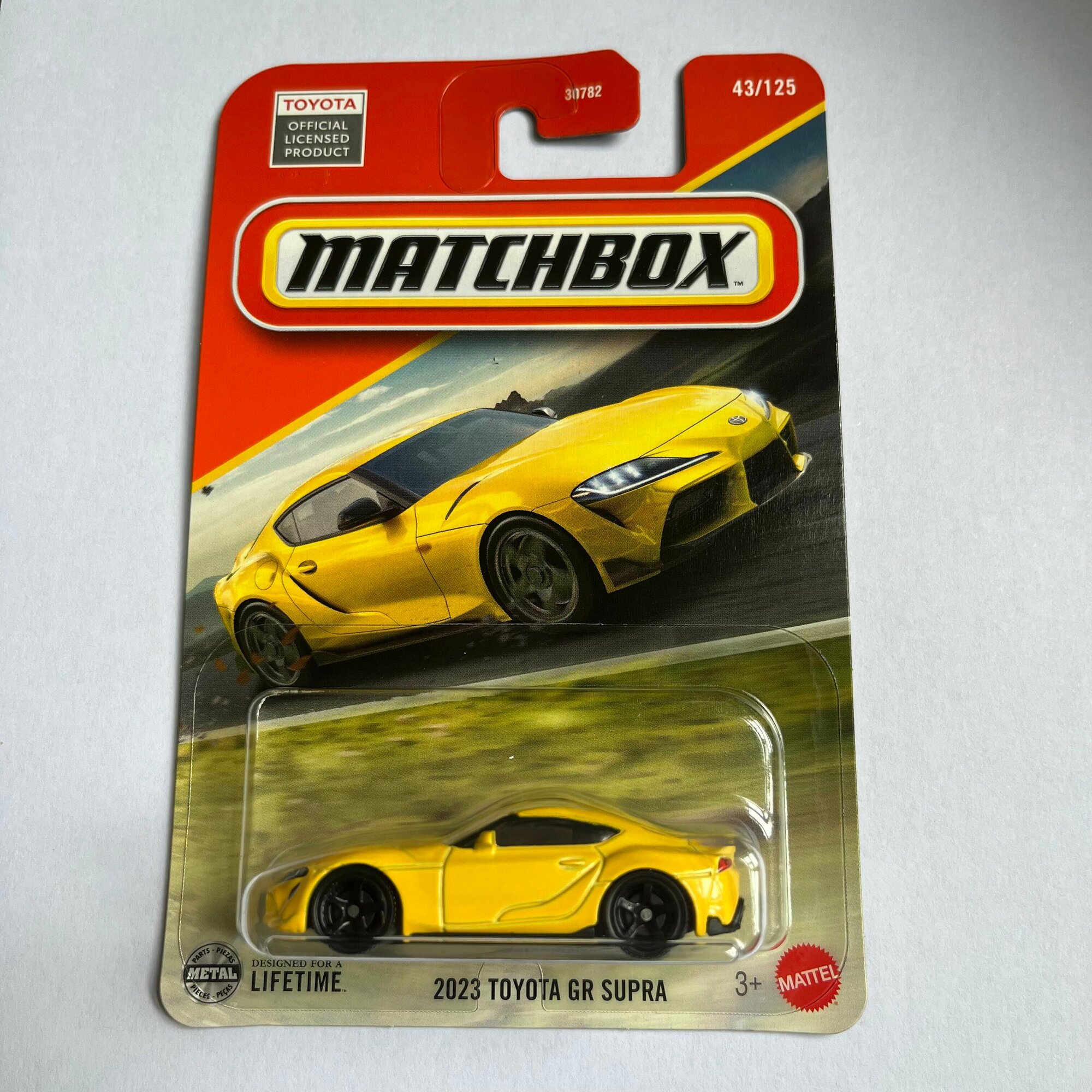 Matchbox Mattel 1:64, литой автомобиль модель машинки 25M/L серии(43 2023 TOYOTA GR SUPRA)