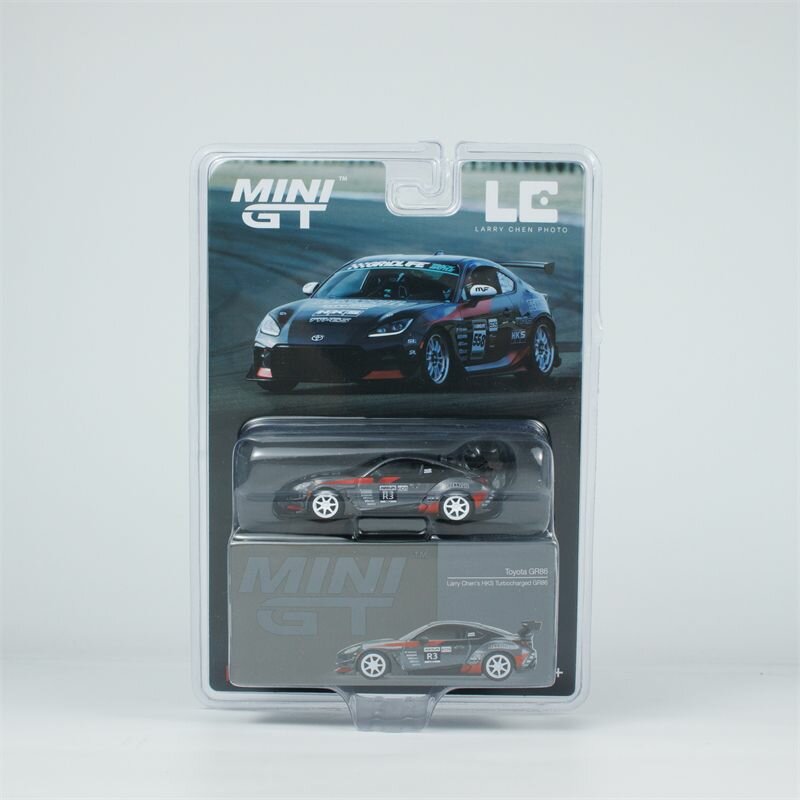 MINI GT x Majorette, литая коллекционная машинка 1:64(820-Toyota GR86)