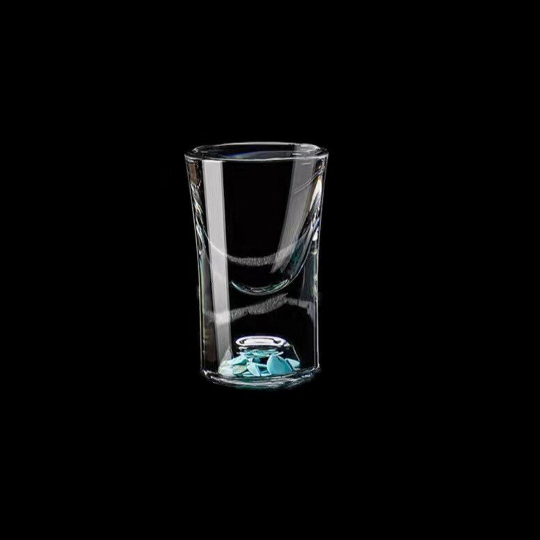 Набор стопок и графинов для байцзю из стекла, 10-300 мл, с позолотой, 50+ дизайнов. Мояэкономка