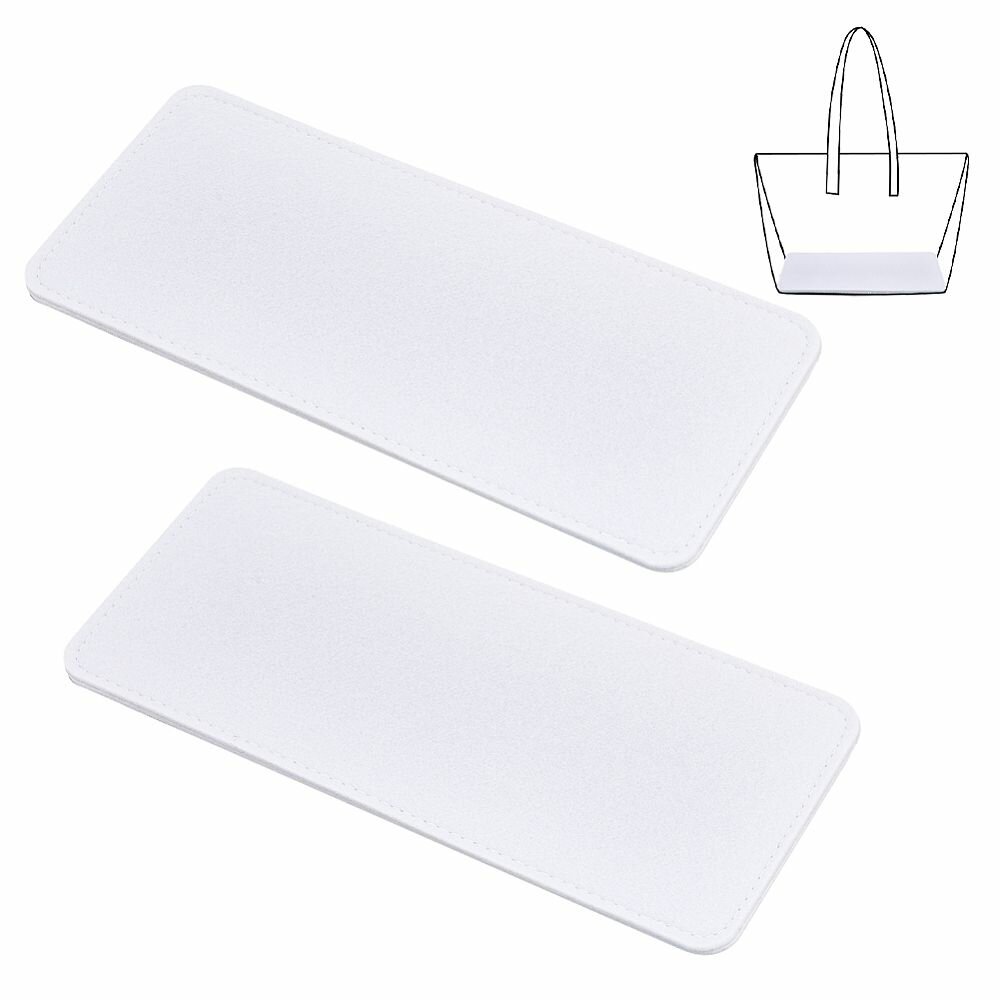 2 шт. Прямоугольное фетровое дно для вязаной сумки, женские сумки, аксессуары ручной работы Gainsboro 13,1x30,5x0,6 см