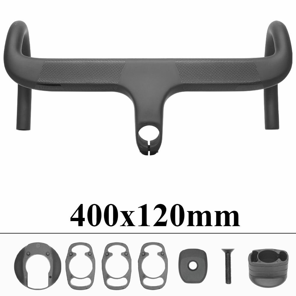 Vitchey полностью карбоновый шоссейный велосипед интегрирован руль. Внутренняя проводка руля. Оснащен прокладкой и диаметром 28,6 мм