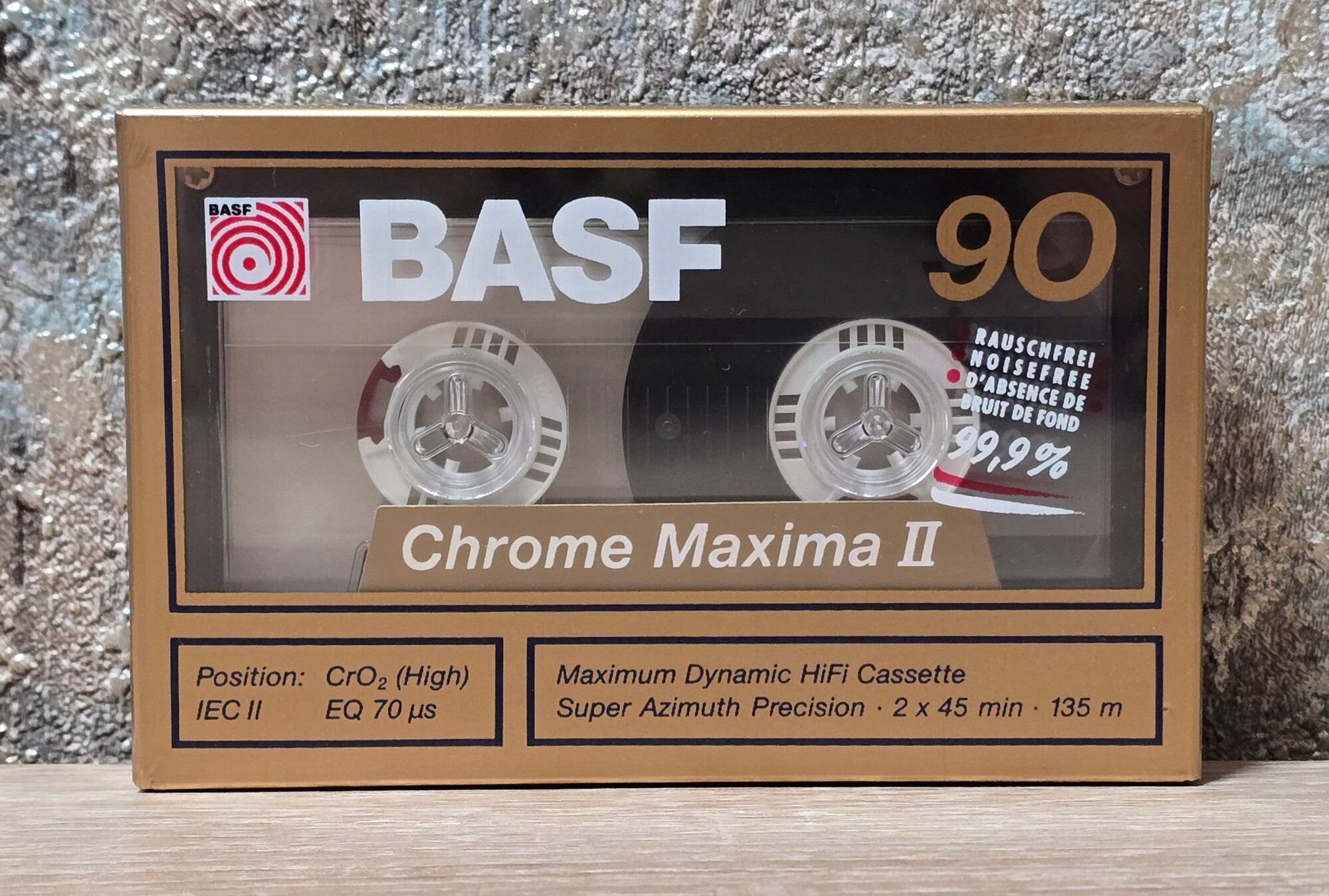 Аудиокассета BASF Chrome Maxima II