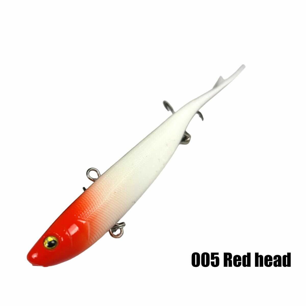 Баланслаг Jig It Whale Tail 130mm 31g цвет 005 Red head
