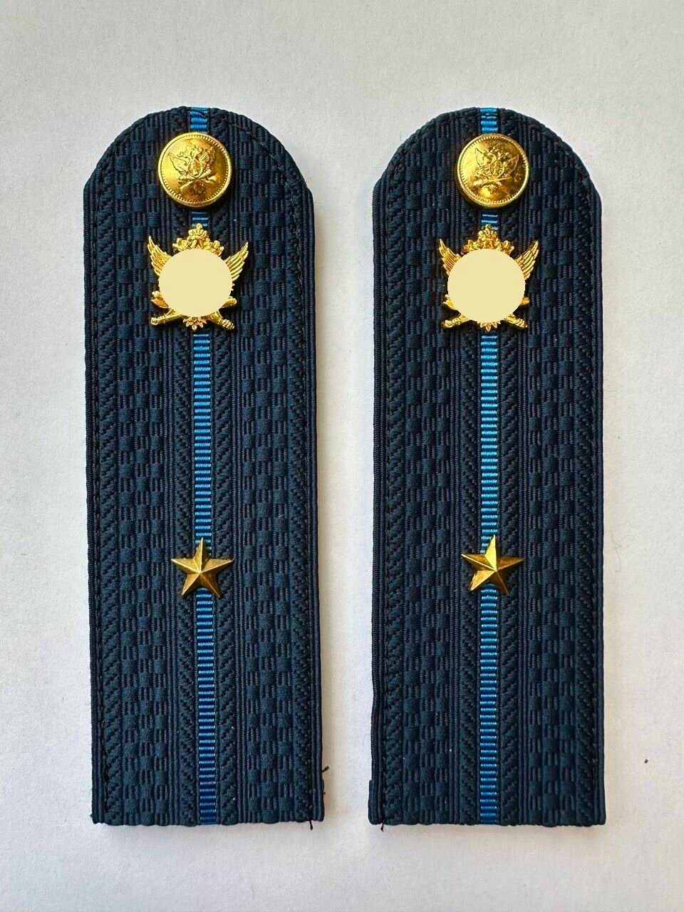 Погоны фссп с фурнитурой синие Младший Лейтенант