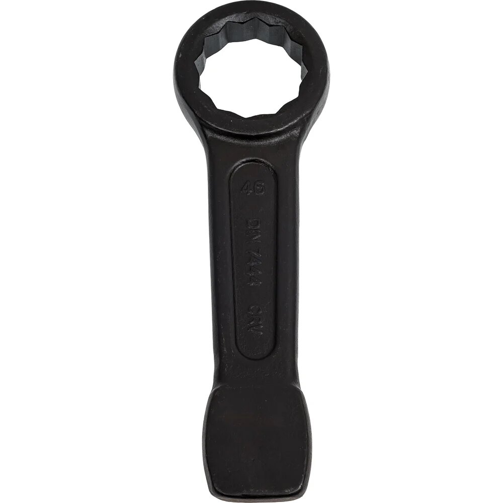 Ключ гаечный накидной ИПК односторонний ударный 46 socketwrenchonesideimpact46 из стали с оксидированным покрытием