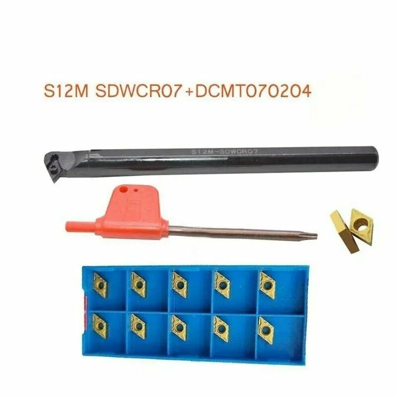 -S12M-SDWCR07 Держатель расточного резца для токарного станка DCM7070204 DCMT21.51 rts