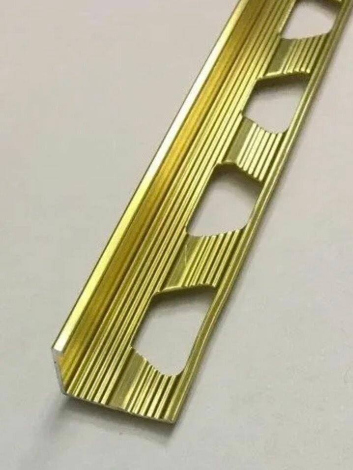 Профиль для плитки L-образный Алюминиевый, наружный уголок 2700мм