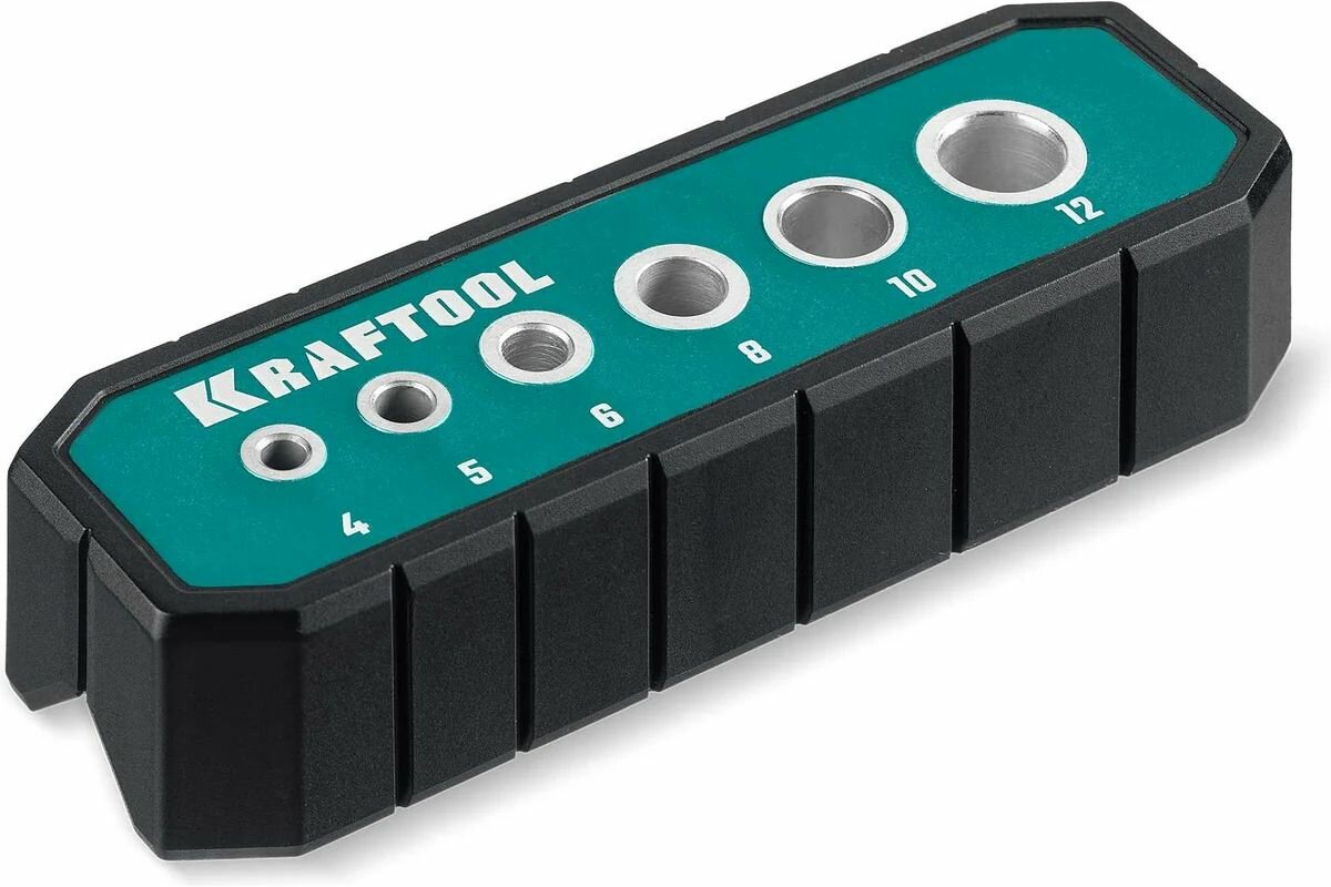 Кондуктор для сверления KRAFTOOL Woodsniper 121, 6 отверстий 4-12 мм, под углом 45, 90 градусов