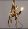 Lighting Люстра Monkey Lamp Resin Rope Pendant Light E27 Loft Style Gold Color