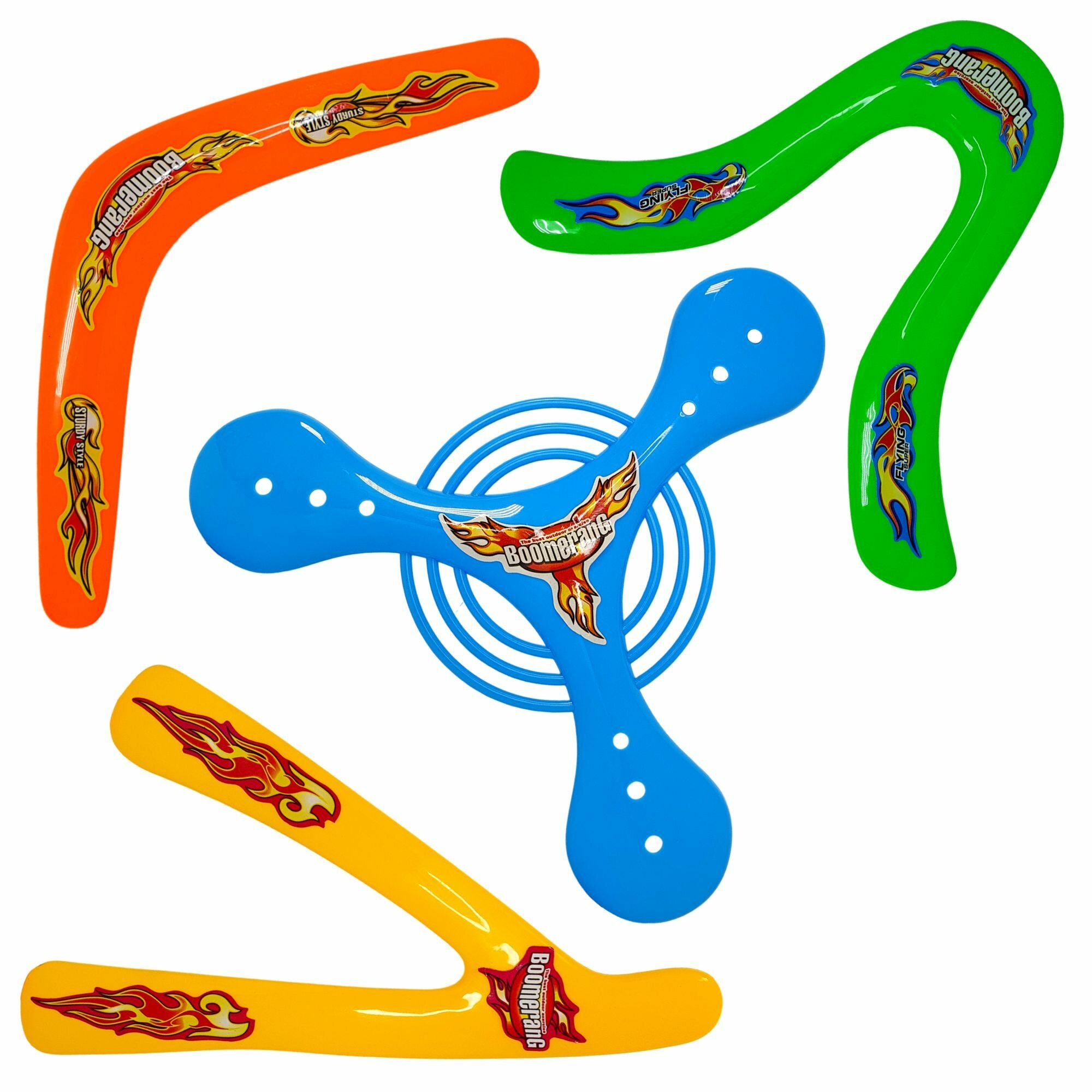 Бумеранг пластиковый набор 4 шт.
