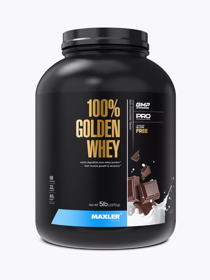 Сывороточный протеин Maxler Golden Whey (2270 гр) (шоколад.)