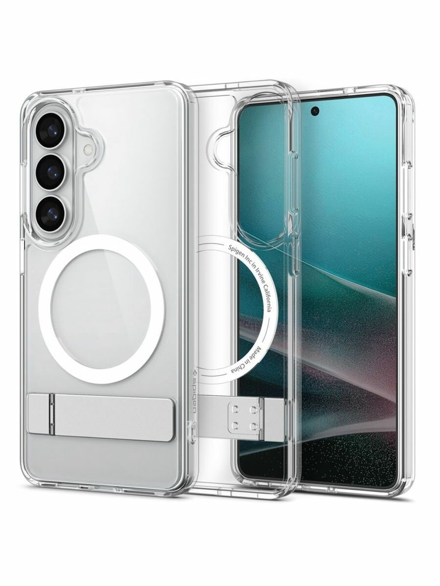 Чехол на Samsung Galaxy S26 Plus, Spigen Ultra Hybrid S Magsafe (ACS11050), противоударный, бортики для защиты камеры и дисплея / Чехол на Самсунг Галакси С26 Плюс