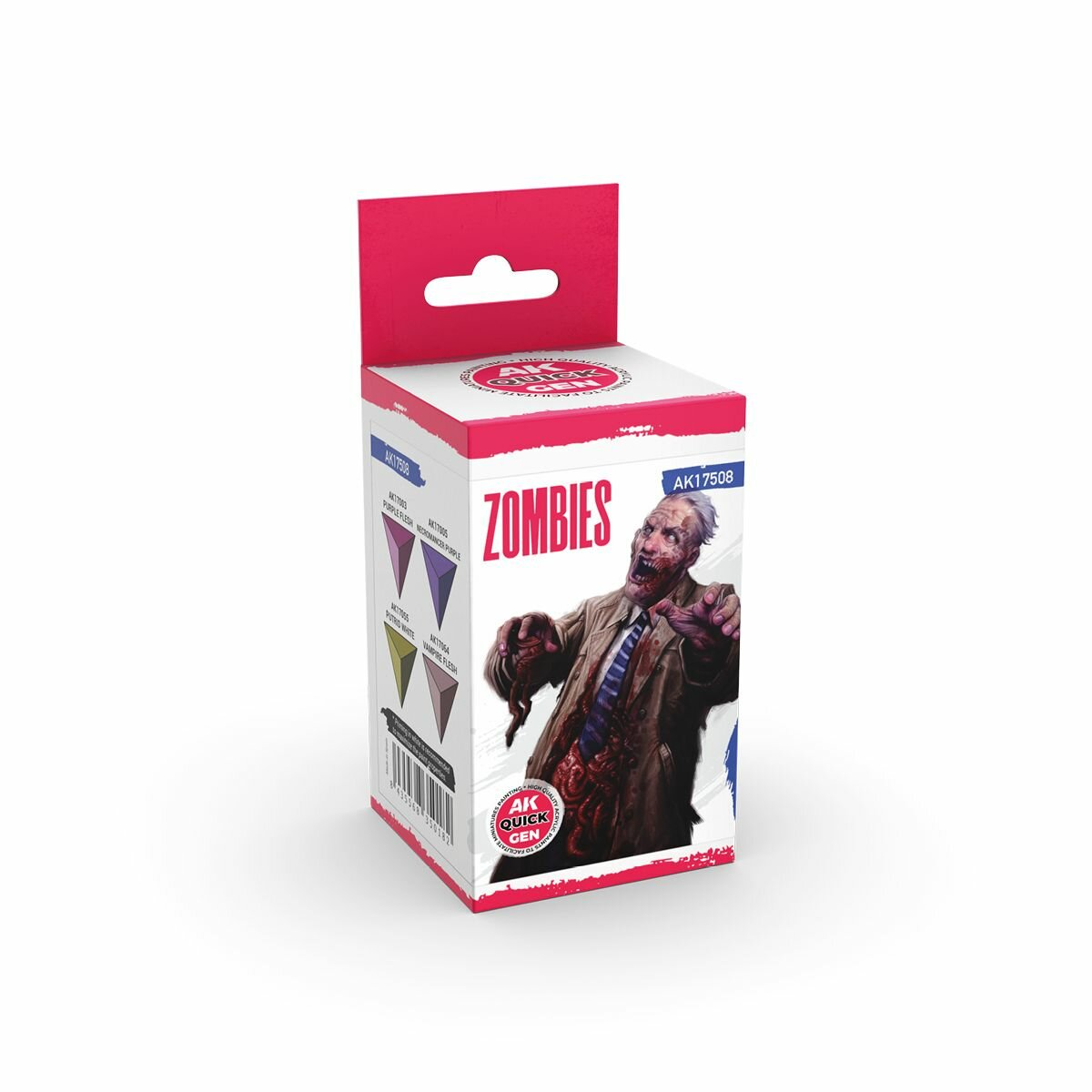 Набор акриловых красок AK Interactive - QUICK GEN Set - Zombies