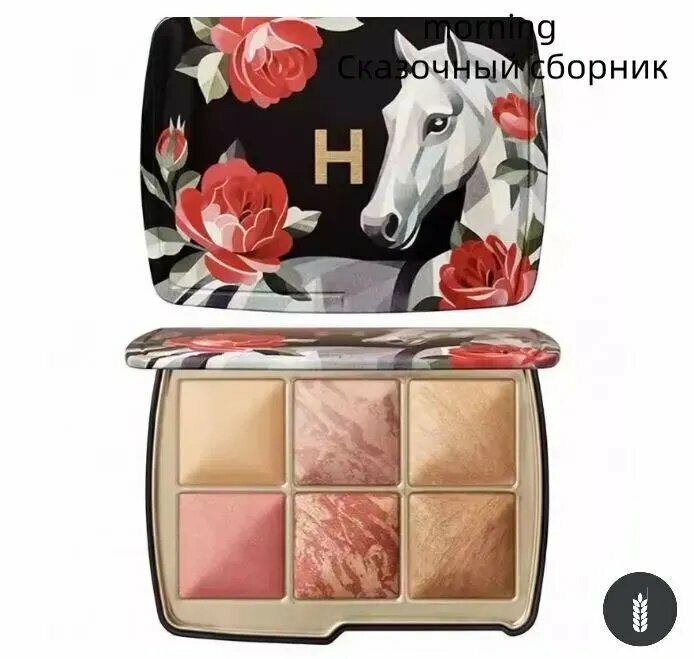 Палитра для лица Hourglass Ambient Lighting Palette 2025, румяна, хайлайтер, контурную -Horse