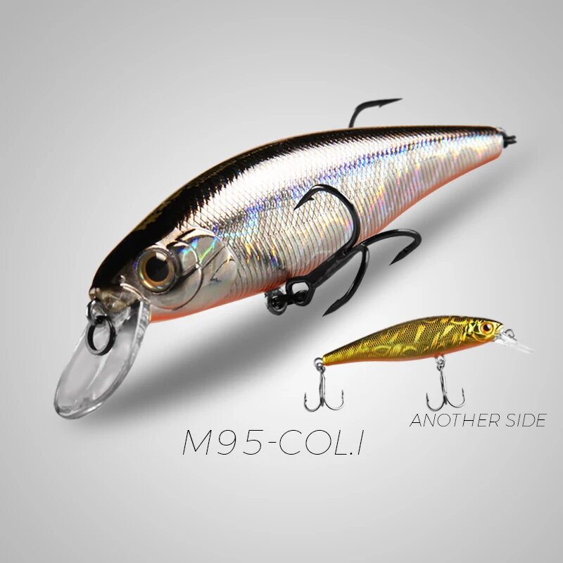 Воблеры BEARKING Squad Minnow разных цветов M95-I