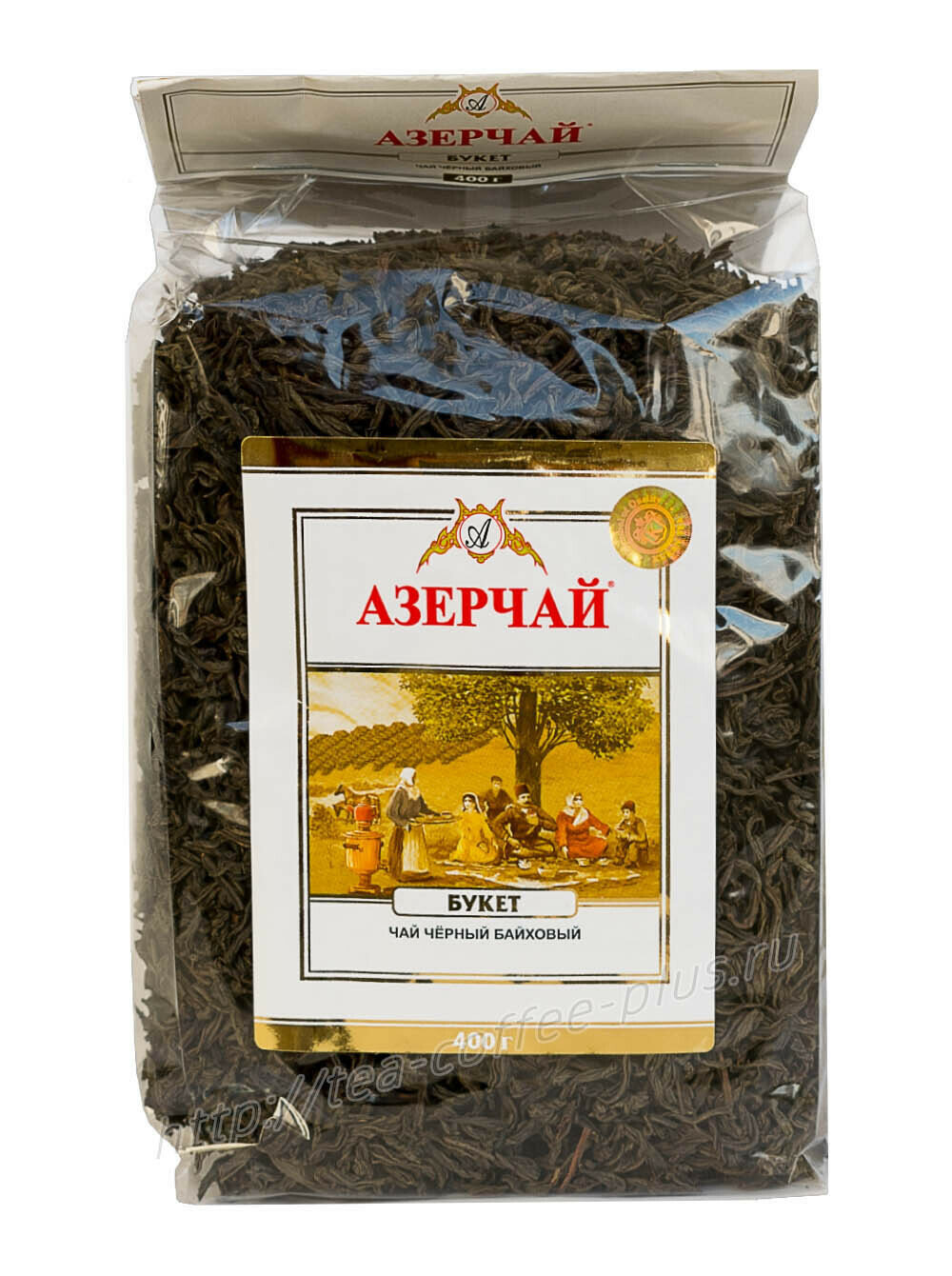 Азерчай Букет, 400 г / Чай черный крупнолистовой, 400 г