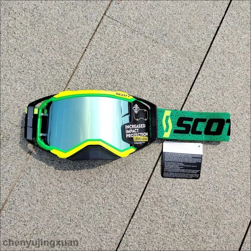 Маска горнолыжная SCOTT для катания на лыжах и сноуборде, с защитой от запотевания, зеркальное покрытие