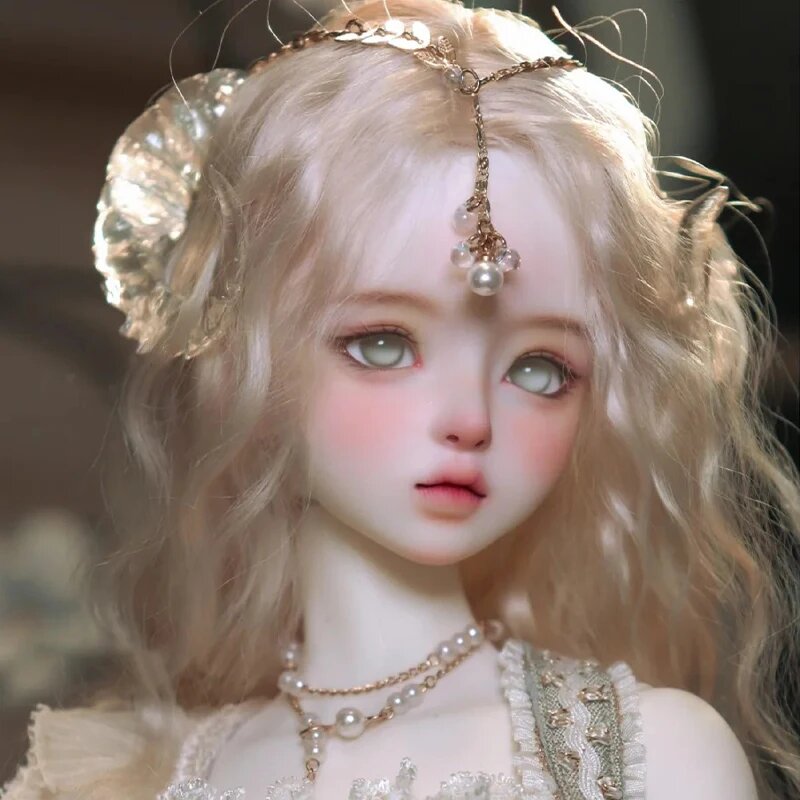 BJD кукла 1/4 Linglan полимерная 14+ No makeup Nude Doll, Normal Skin