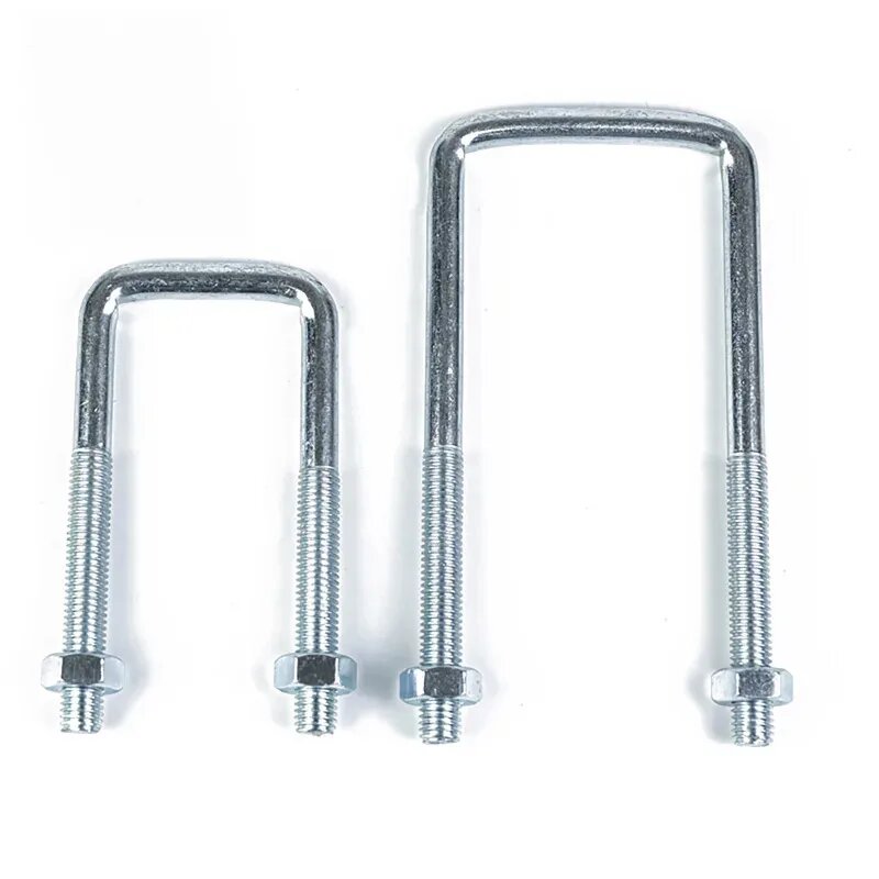 Набор U-образных болтов из оцинкованной стали M6 M8 M10 M12 M14 M16 2pcs M8x50x60