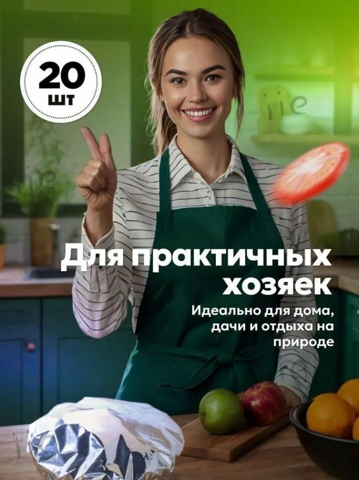 Бестселлер 20 шт фольгированные тарелочные пакеты