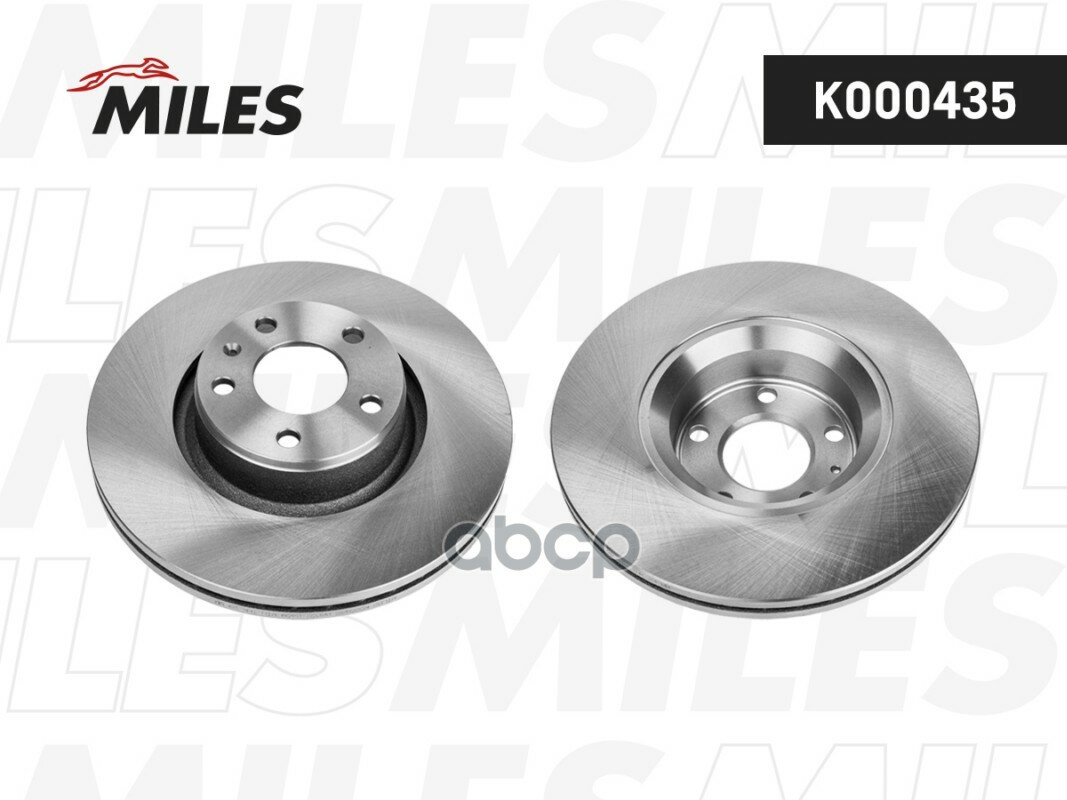 Диск тормозной AUDI A6 2.0-5.2 04- передний D=313мм. Miles арт. k000435