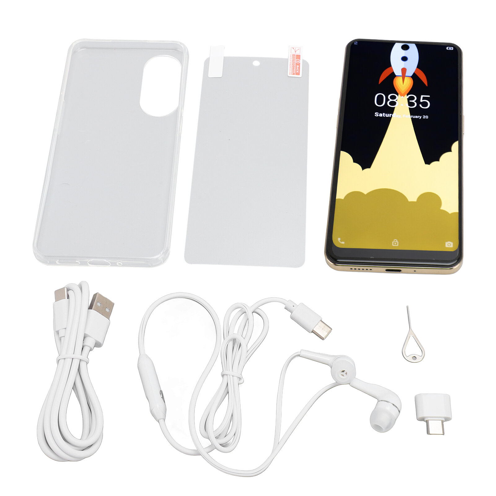6.53 Смартфон 4G 12ГБ+128ГБ 6800мАч TypeC 8Мп+24Мп Dual Band WiFi Dual Sim HD Full Screen Android 13