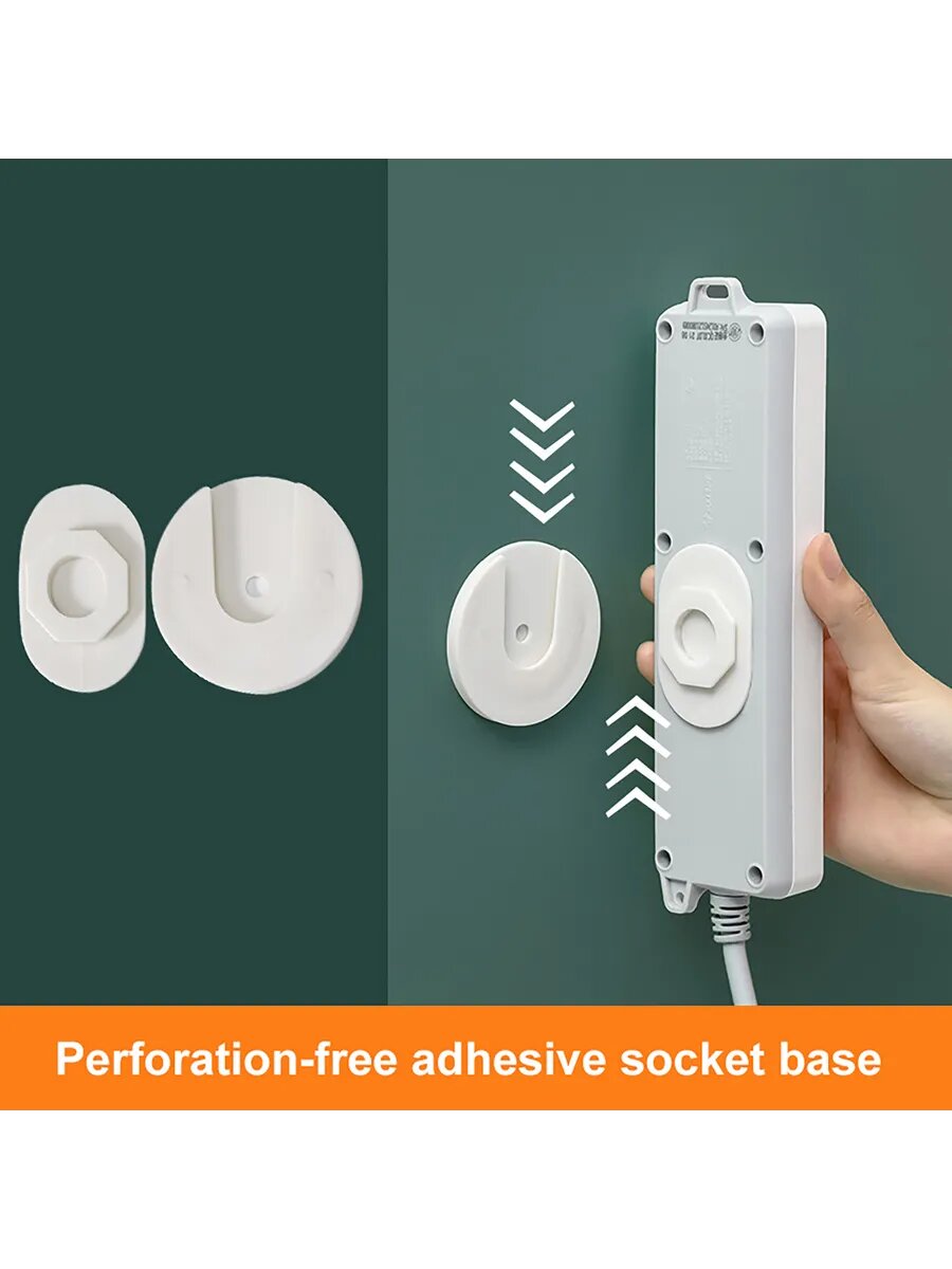 Крепление розетки на стену самокл. вставка, держатель