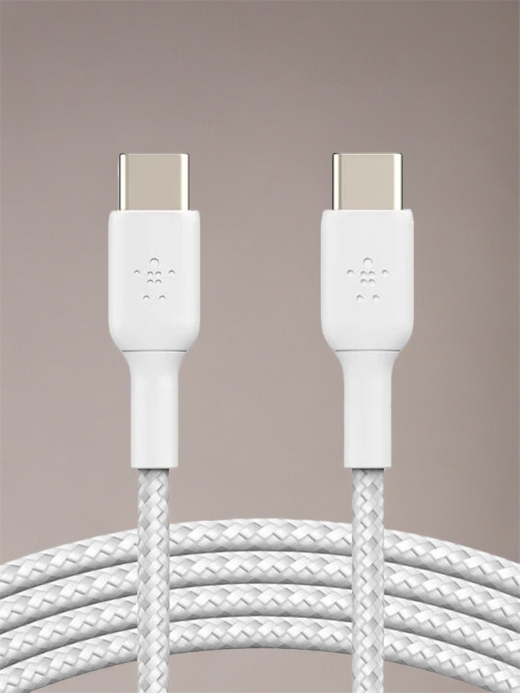 Belkin Кабель для зарядки Belkin BoostCharge 100W PD USB-C - USB-C Cable CAB014BT2MWH 2 метра, белый