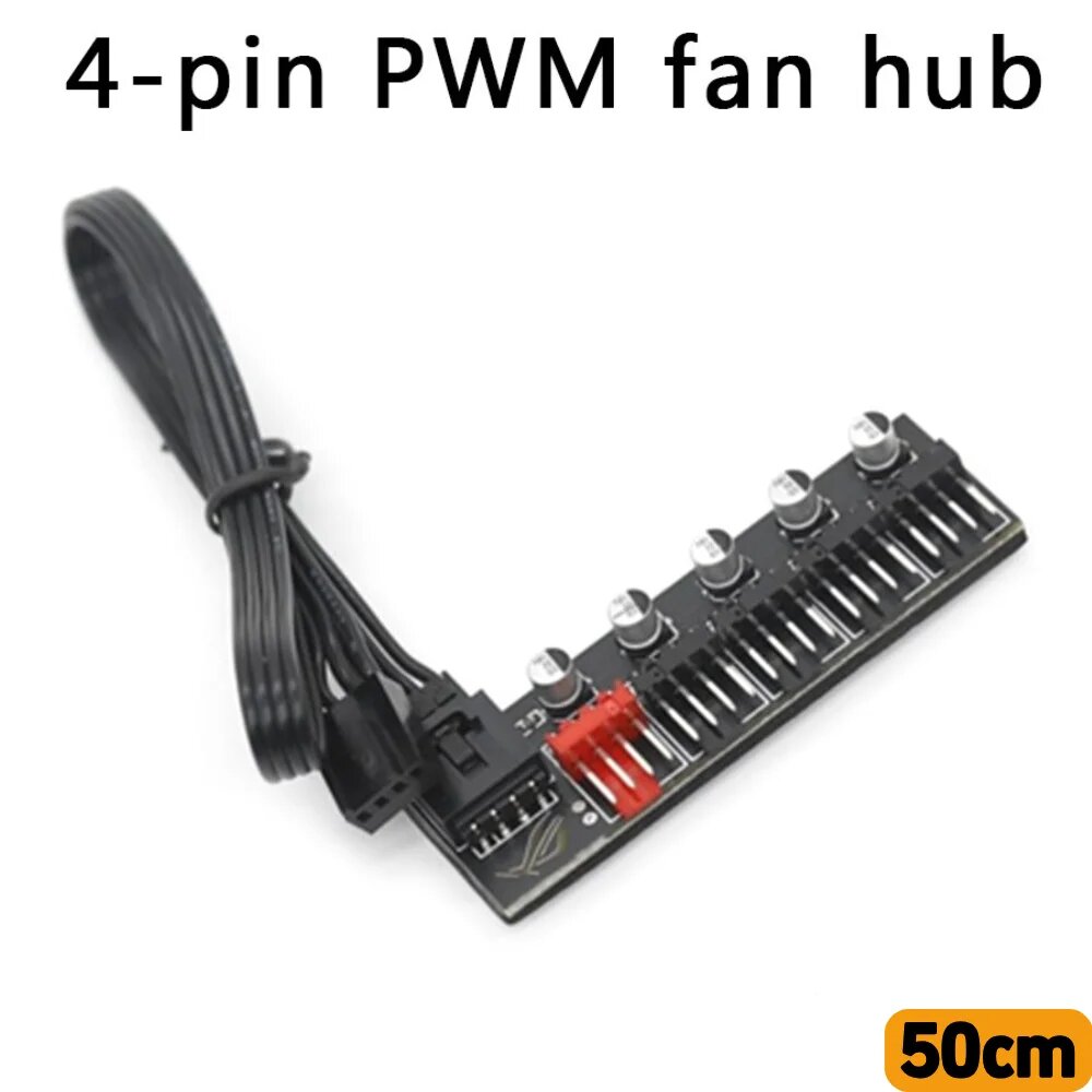Хаб-сплиттер для вентиляторов 5 портов PWM