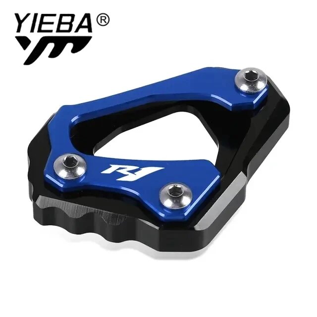 Боковая подножка Yamaha MT-10/FZ-10/R1/R1M, синий алюминий