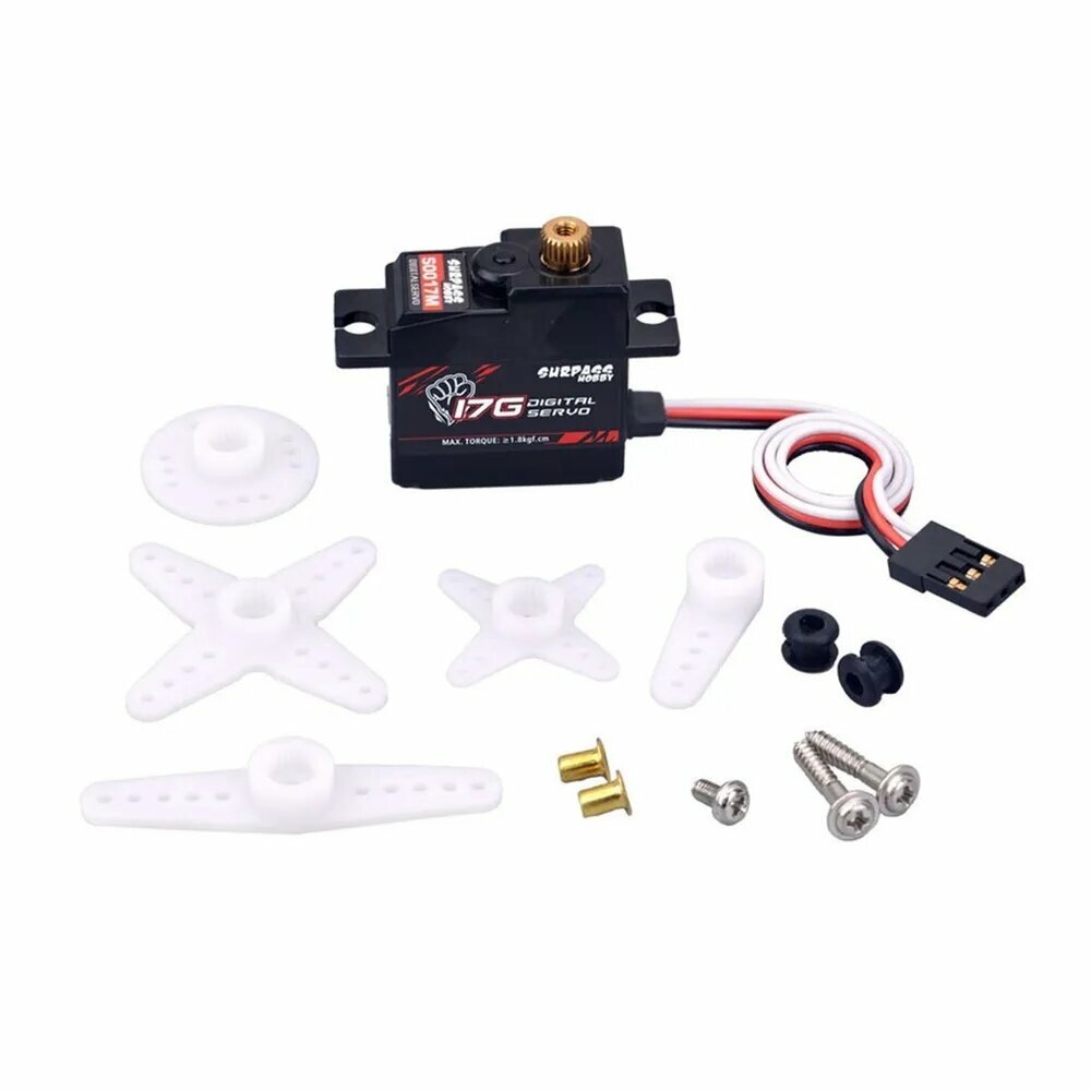 Supprass Hobby Digital Servo 17G Micro Metal Gear Servos 4.8V- 6 В Двигатель Постоянного Тока Для RC 1:18