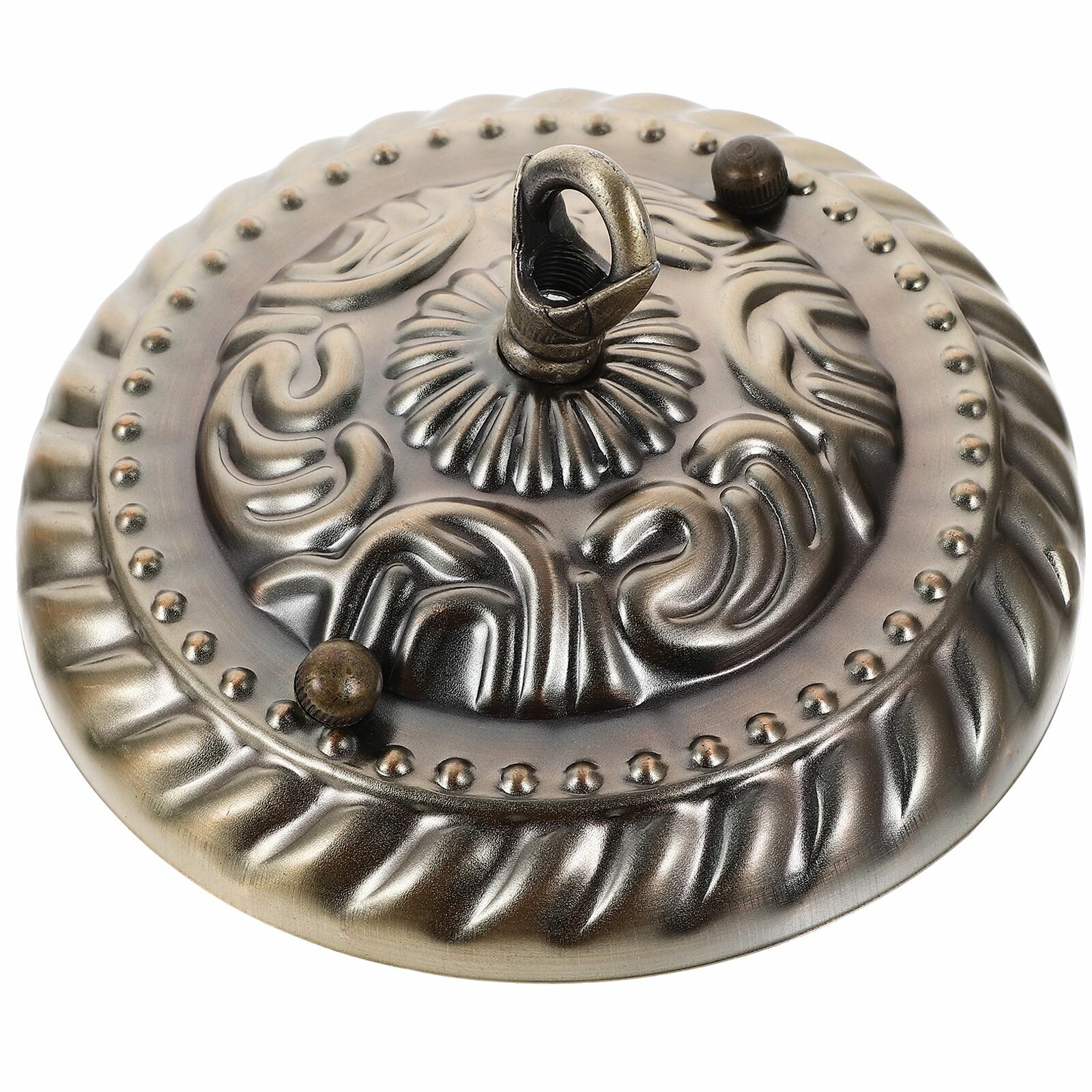 Подвесная тяжелая железная крышка для светильника с крепежом для установки на потолок