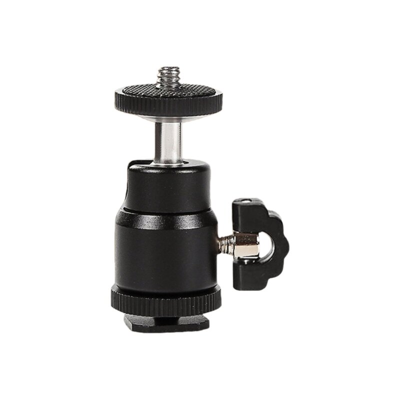 Держатель монитора с креплением на холодный башмак Резьба 1/4 дюйма 3/8 дюйма для камеры, монитора, микрофона, видеосигнала, горячего башмака, Регулируемый монтажный кронштейн