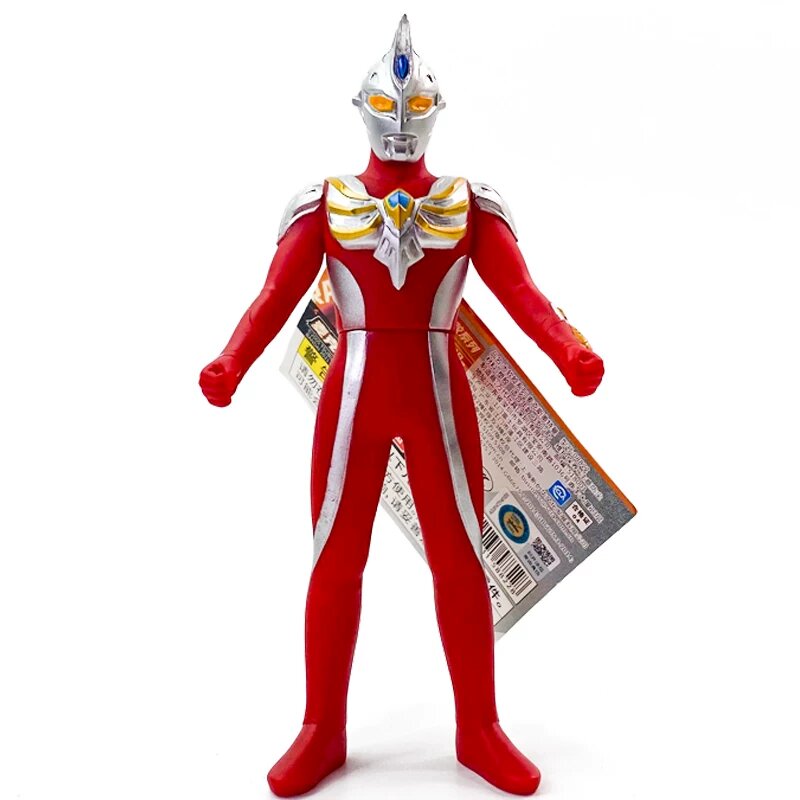 Bandai мягкая резиновая фигурка Ультраман Макс, 17 см, прочная пластиковая игрушка, упакована в коробку для детей