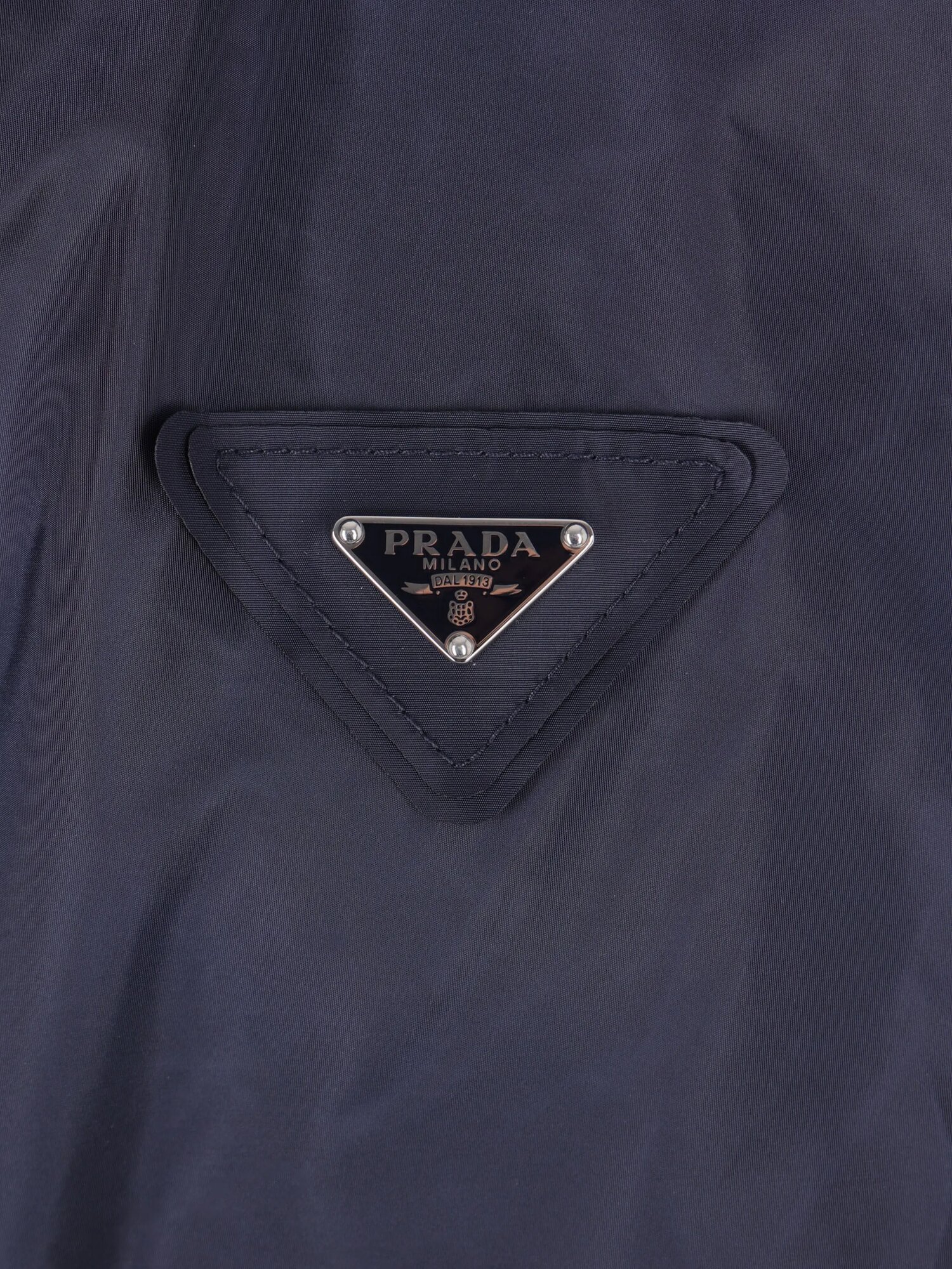 Парка Prada Re-Nylon, размер 42, синий — фото 1