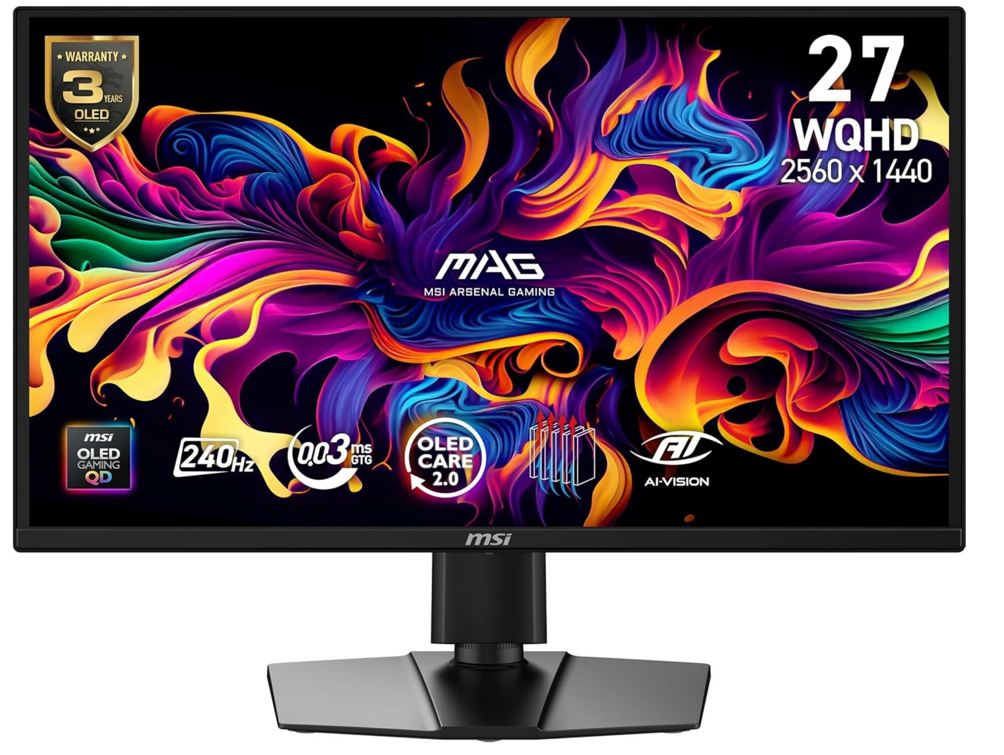 Игровой монитор MSI MAG 272QP QD-OLED X24 240гц