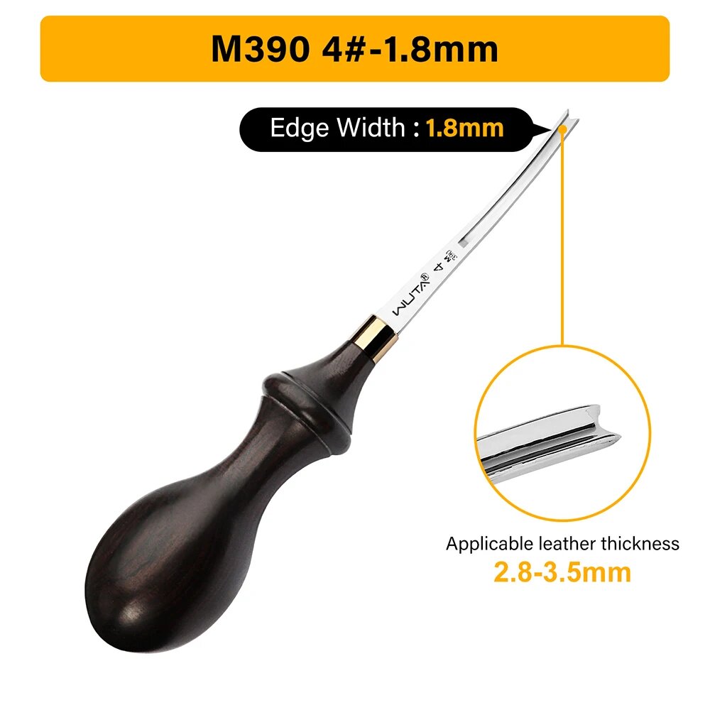 Кромкорез для кожи WUTA M390, Size 4 (1.8mm)