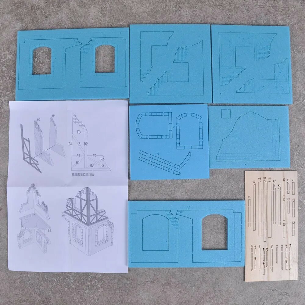 Cor 1/35 сборная модель дома диорама，（Рекомендуемые качественные продукты）