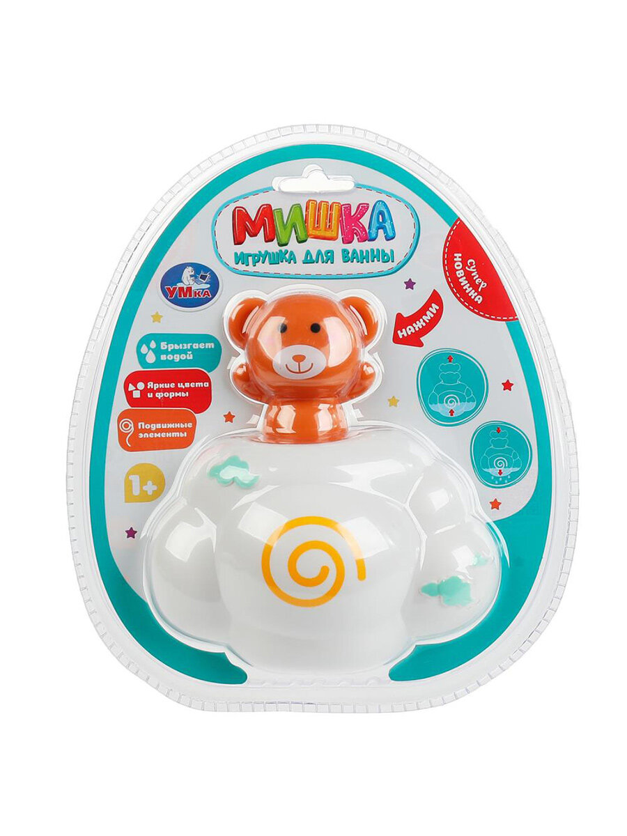 Умка Игрушка для купания Мишка ZY1221216-R с 1 года