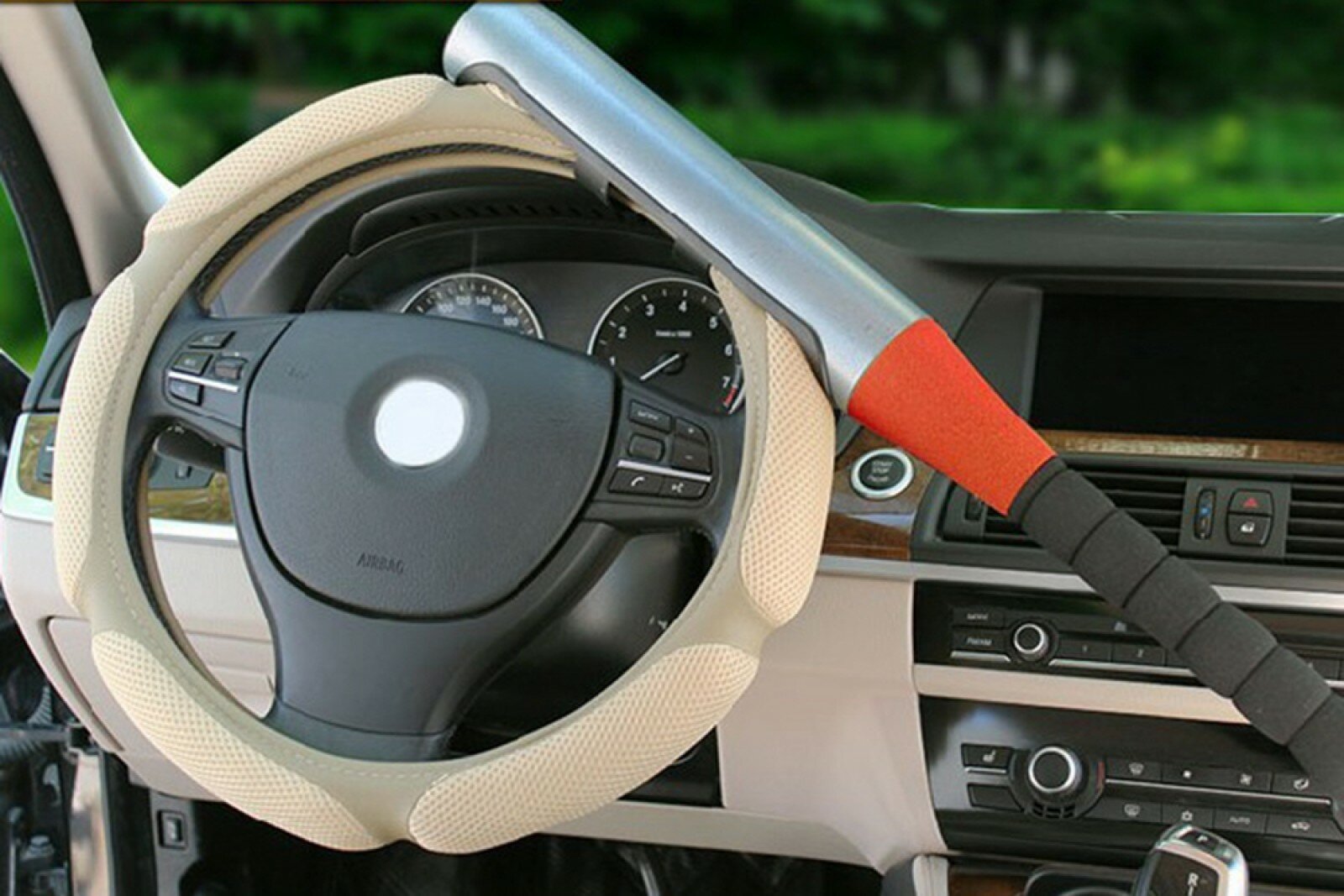 Механическая противоугонная система MyPads бейсбольная бита с замком для руля автомобиля