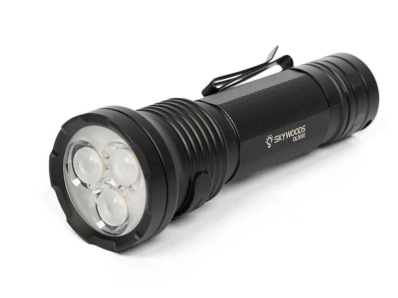 Ручной фонарь SKYWOODS MYSTIC, 3000 люмен, USB-Type C, холодный свет, IP67