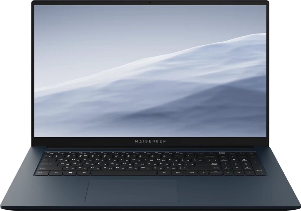 Ноутбук MAIBENBEN Medio M17A (M17A-i322UMF1SHURE3) i3-1220P 16Gb SSD 512Gb Intel UHD Graphics 17,3 FHD IPS Cam 45Вт*ч Win11 Синий