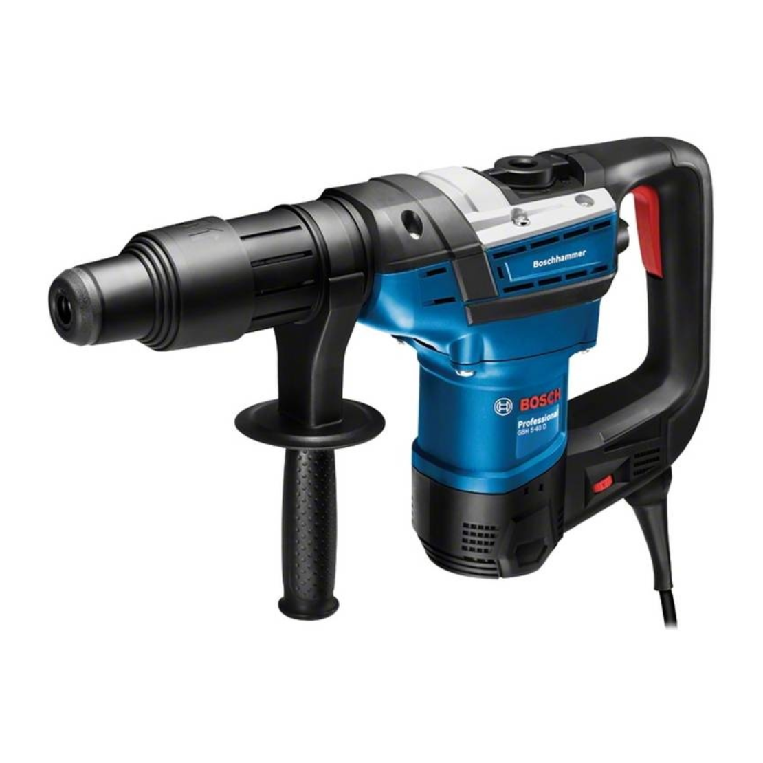 Перфоратор сетевой Bosch GBH 5-40 D, 8.5 Дж, 1100 Вт, SDS-max, 340 об/мин, 2900 уд/мин, синий
