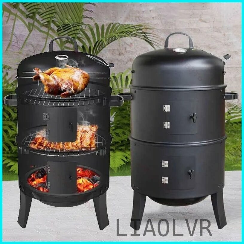 3в1 Коптильня горячего и холодного копчения