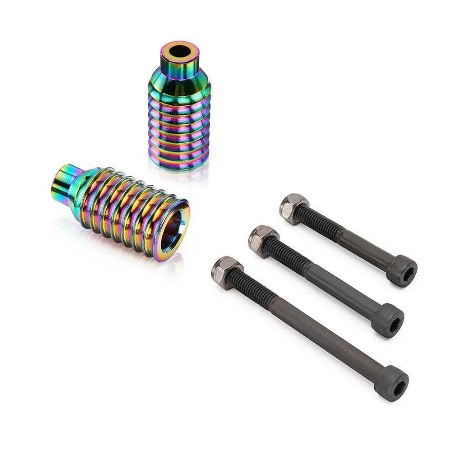 Пеги Hipe H01 Neochrome, для трюковых самокатов, алюминий, 170 г